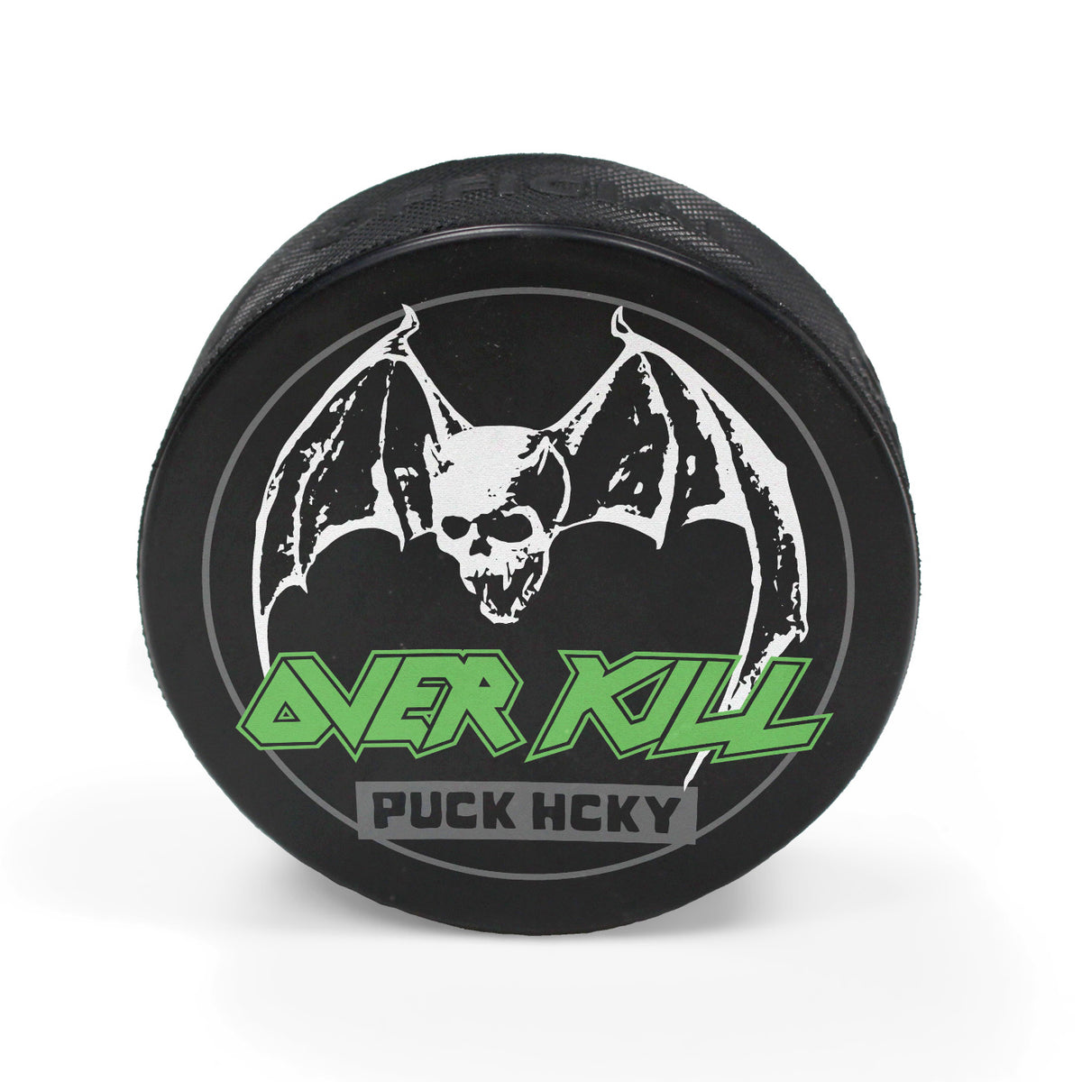 OVERKILL 'WHERE FEW DARE' LIMITED EDITION HOCKEY PUCK – PUCK HCKY