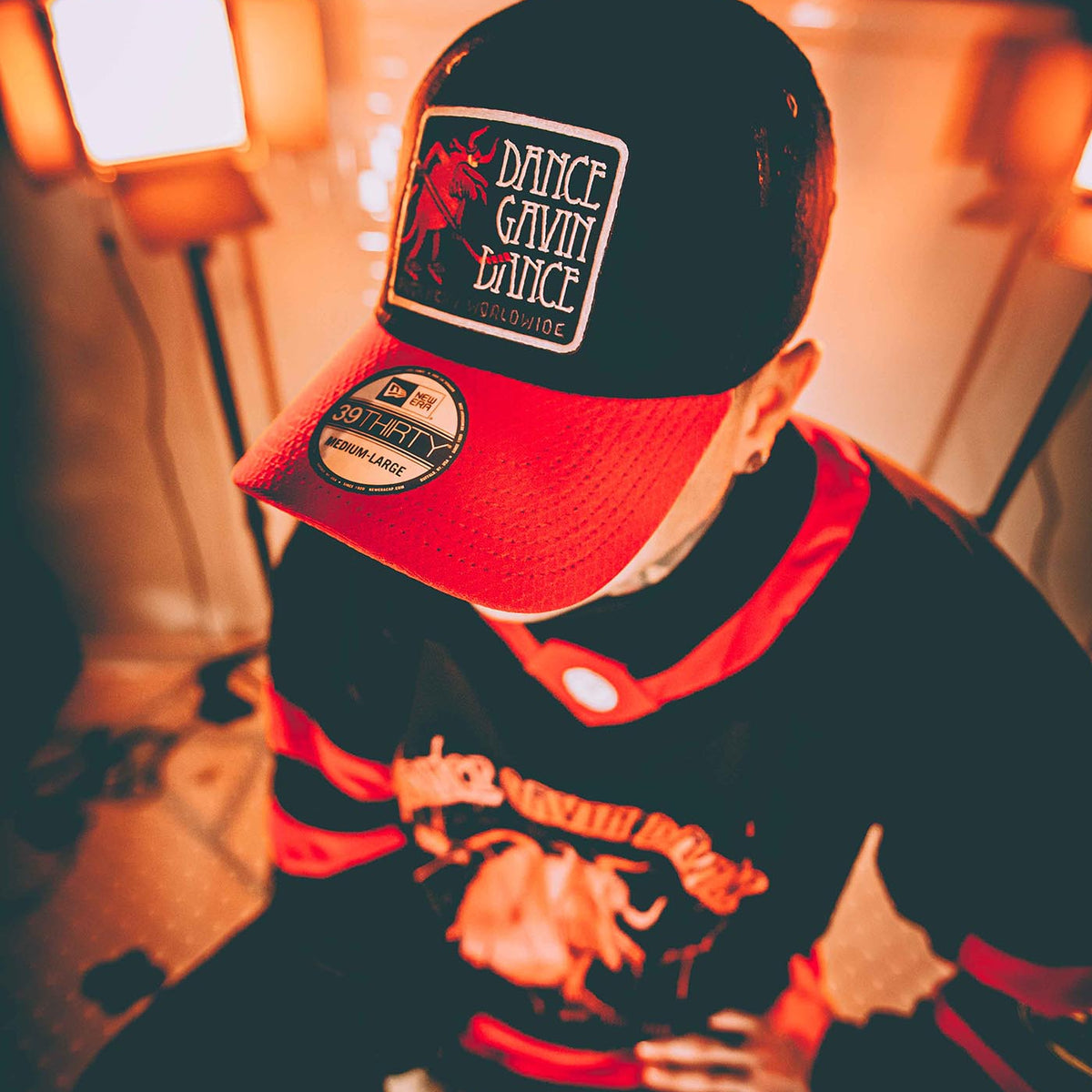 DANCE GAVIN DANCE 'AFTERBURNER' STRIPED HOCKEY CAP – PUCK HCKY