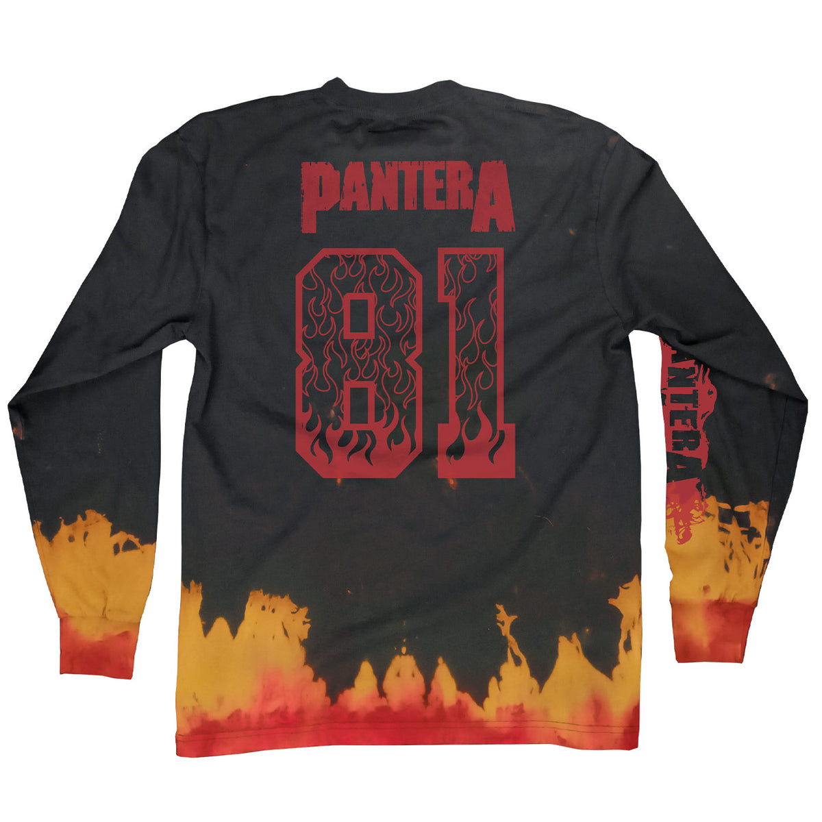 PANTERA 'HELLBOUND' LIMITED EDITION LONG SLEEVE TIE DYE HOCKEY T-SHIRT ...