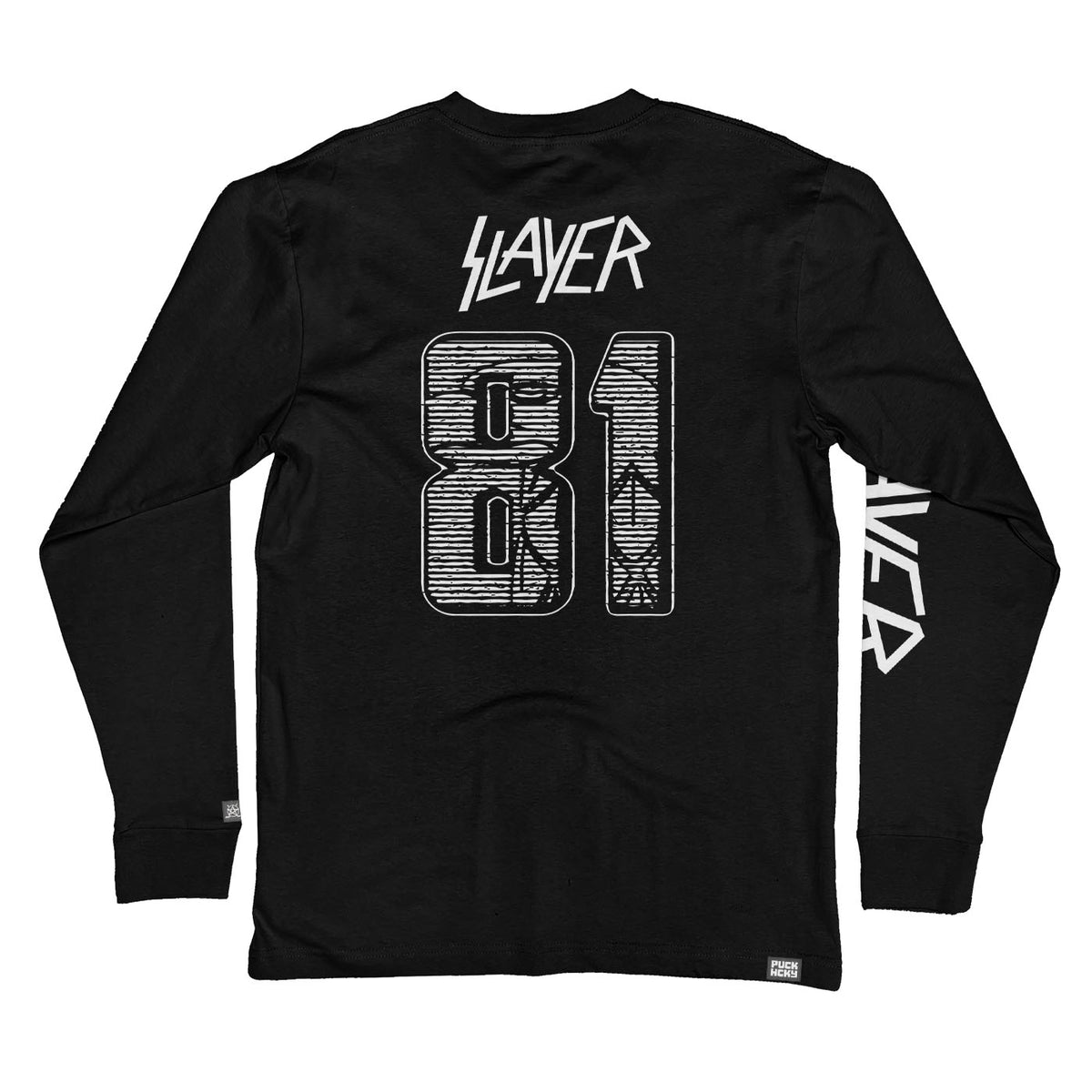 Slayer 'Fight Till Death' Long Sleeve Hockey T-Shirt – PUCK HCKY