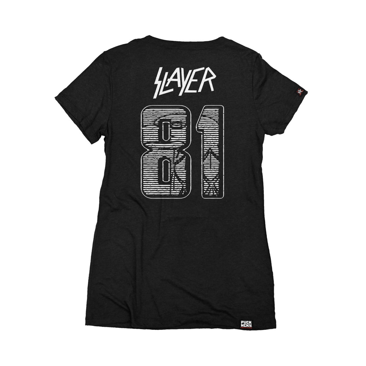Slayer 'Fight Till Death' Hockey T-Shirt - Women's – PUCK HCKY