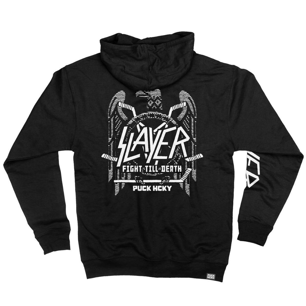 Slayer 'Fight Till Death' Zip Hockey Hoodie – PUCK HCKY