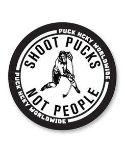 PUCK HCKY STICKERS
